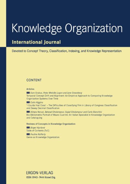 Knowledge Organization - Journal | Nomos Verlag