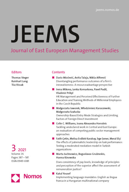 JEEMS - Zeitschrift | Nomos Verlag